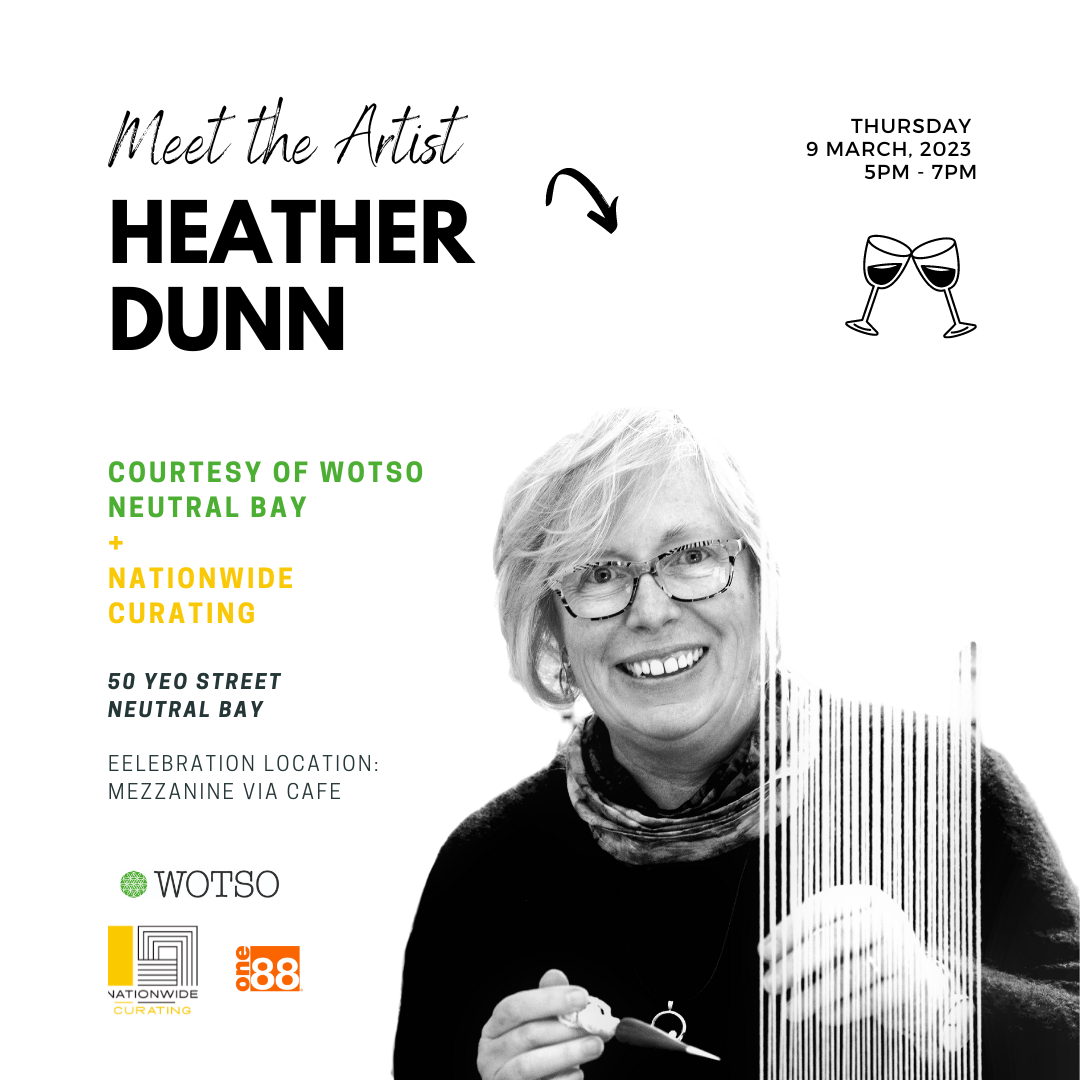 SAVE THE DATE - Meet The Artist Event - Heather Dunn – Nationwide Curating